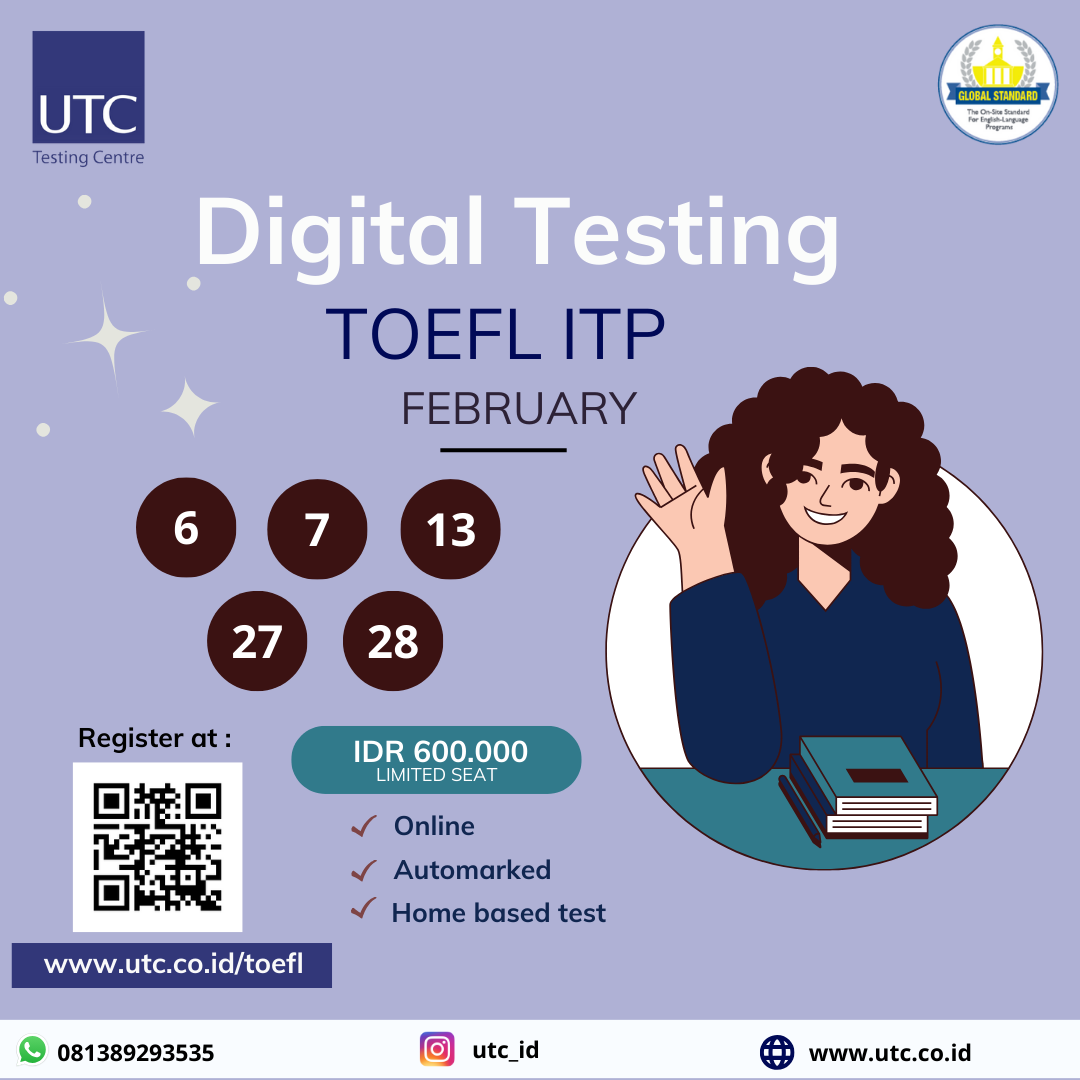 UTC (Unisadhuguna Testing Centre) – The Leading Testing Centre in Indonesia
